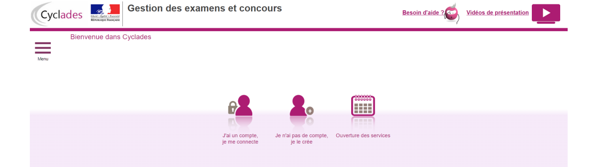 Se connecter à Cyclades - Portail candidats - SIEC - Maison des examens Se connecter à Cyclades - Portail candidats - SIEC - Maison des examens